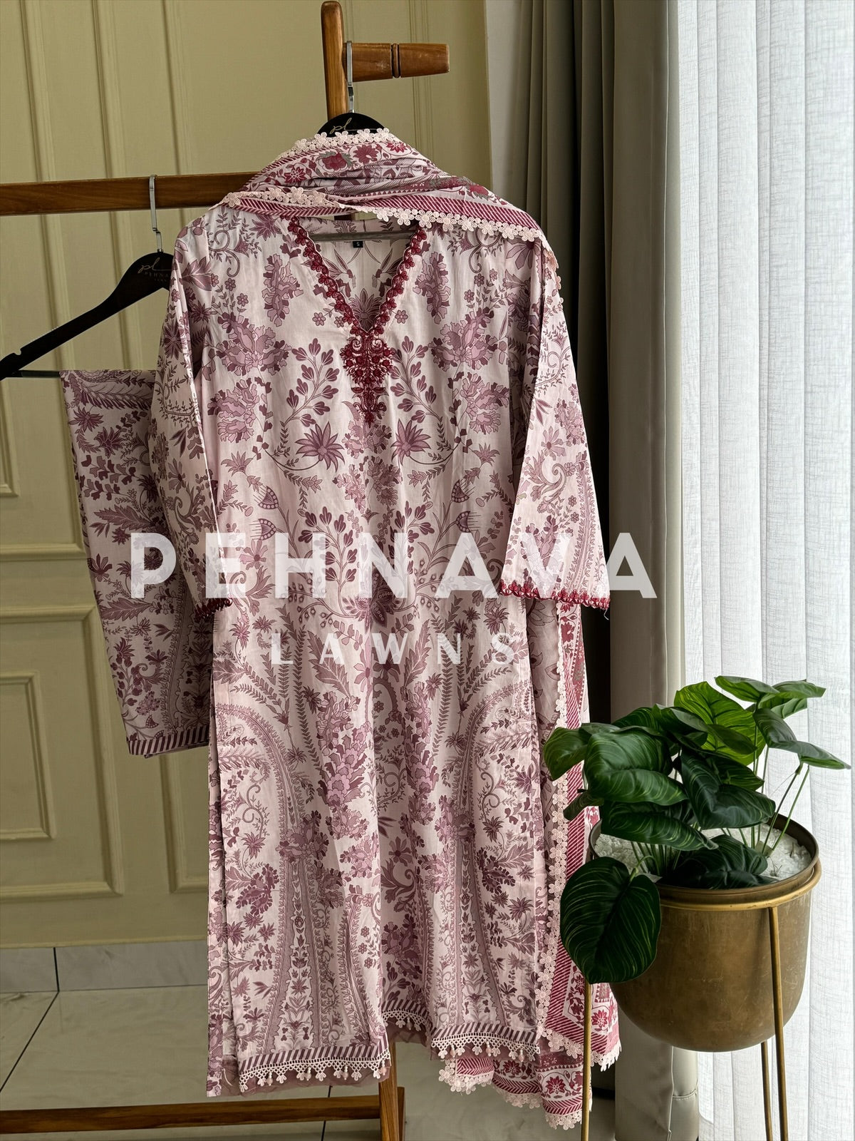 New Khaadi Imported Lawn Suit – Pehnava Lawns
